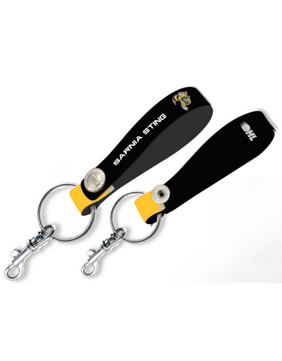 Leather Loop Keychain – Sarnia Sting Shop - The HoneyPot